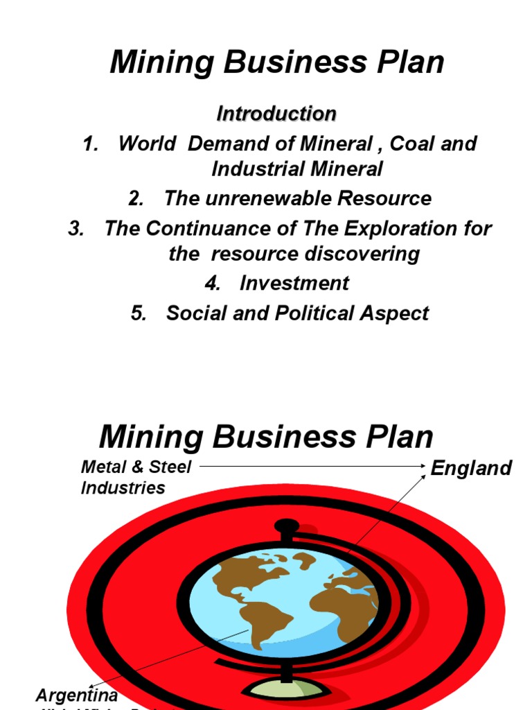 Mining Business Plan Overview | PDF | Mining | Coal Mining