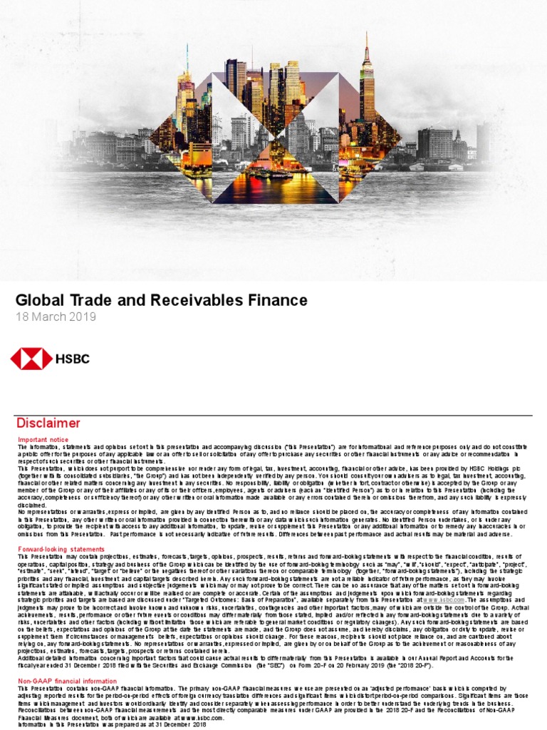 Global Trade and Receivables Finance Presentation | PDF | Economies ...