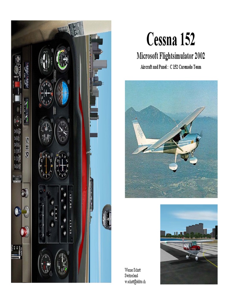 Cessna 152: Microsoft Flightsimulator 2002 | PDF | Takeoff | Throttle
