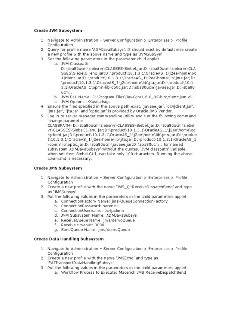 JMS Integration | PDF | Parameter (Computer Programming) | Java Virtual Machine