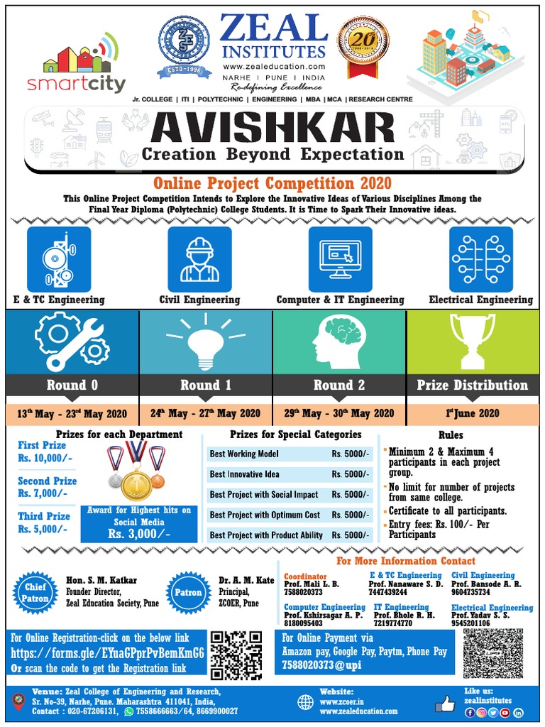 Avishkar Poster (Civil, Comp, IT, E&Tc & Elect) PDF | PDF | Science ...