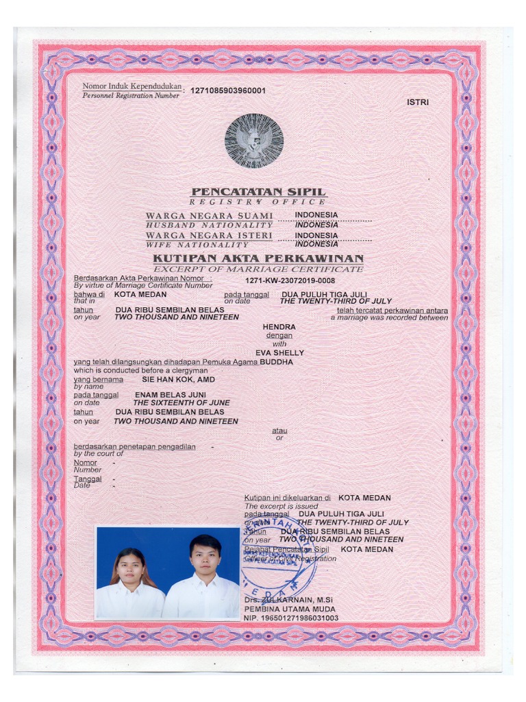 Akte Nikah PDF | PDF