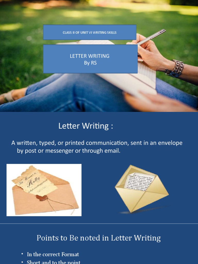 Letter Writing Format and Styles | PDF | Written Communication ...