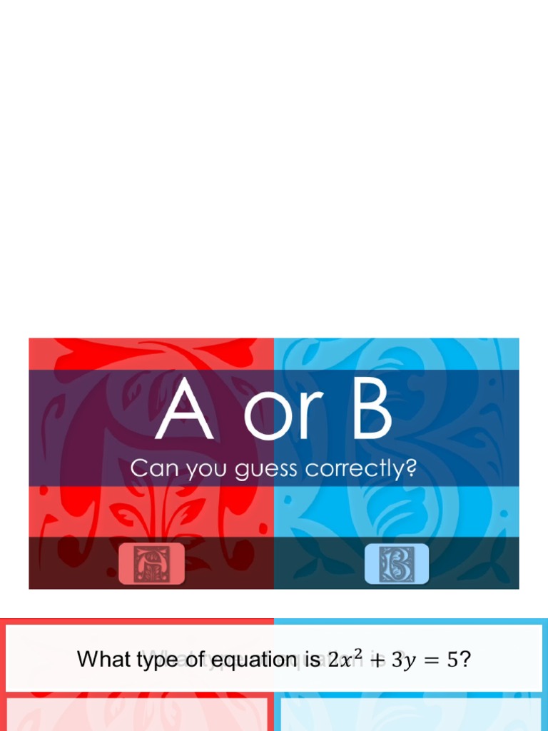 Introduction To System of Linear Equation | PDF | Equations ...