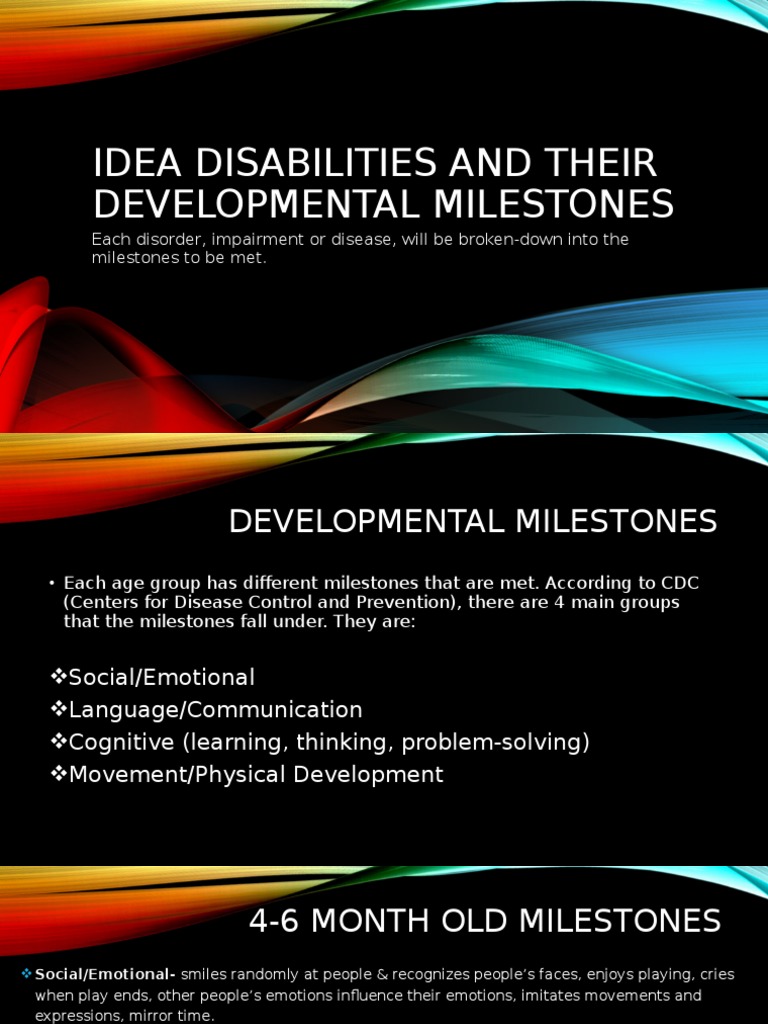 Developmental Milestones | PDF | Learning Disability | Intellectual ...