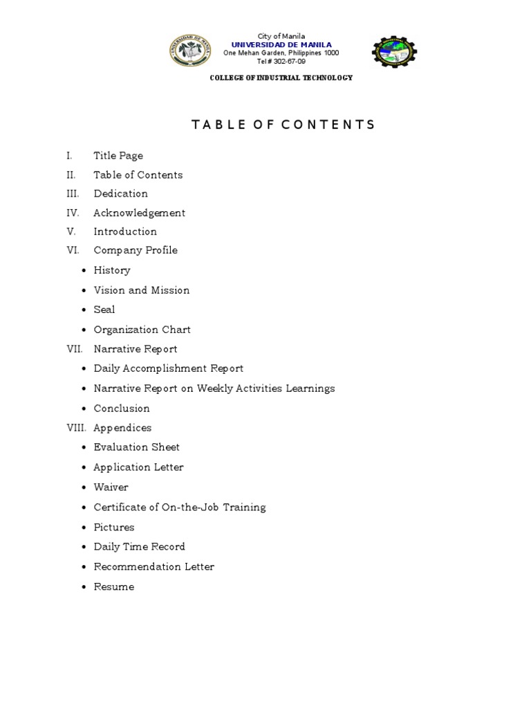 OJT Report on Restaurant Internship | PDF | Soup | Tofu
