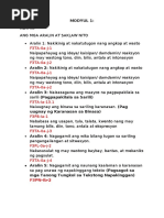 List of Behavioral Verbs in Filipino and English For Lesson Objectives ...