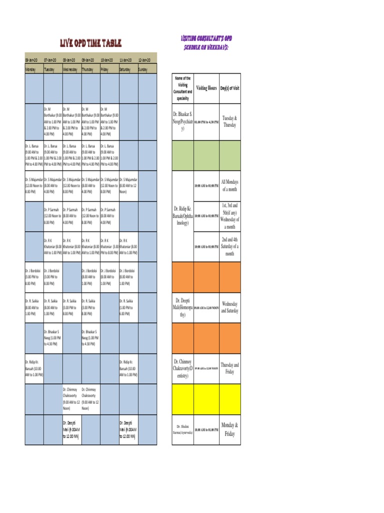 Live Opd Time Table Live Opd Time Table Live Opd Time Table Live Opd ...