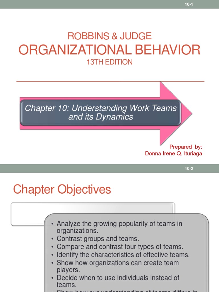 Organizational Behavior: Robbins & Judge | PDF | Leadership | Psychology