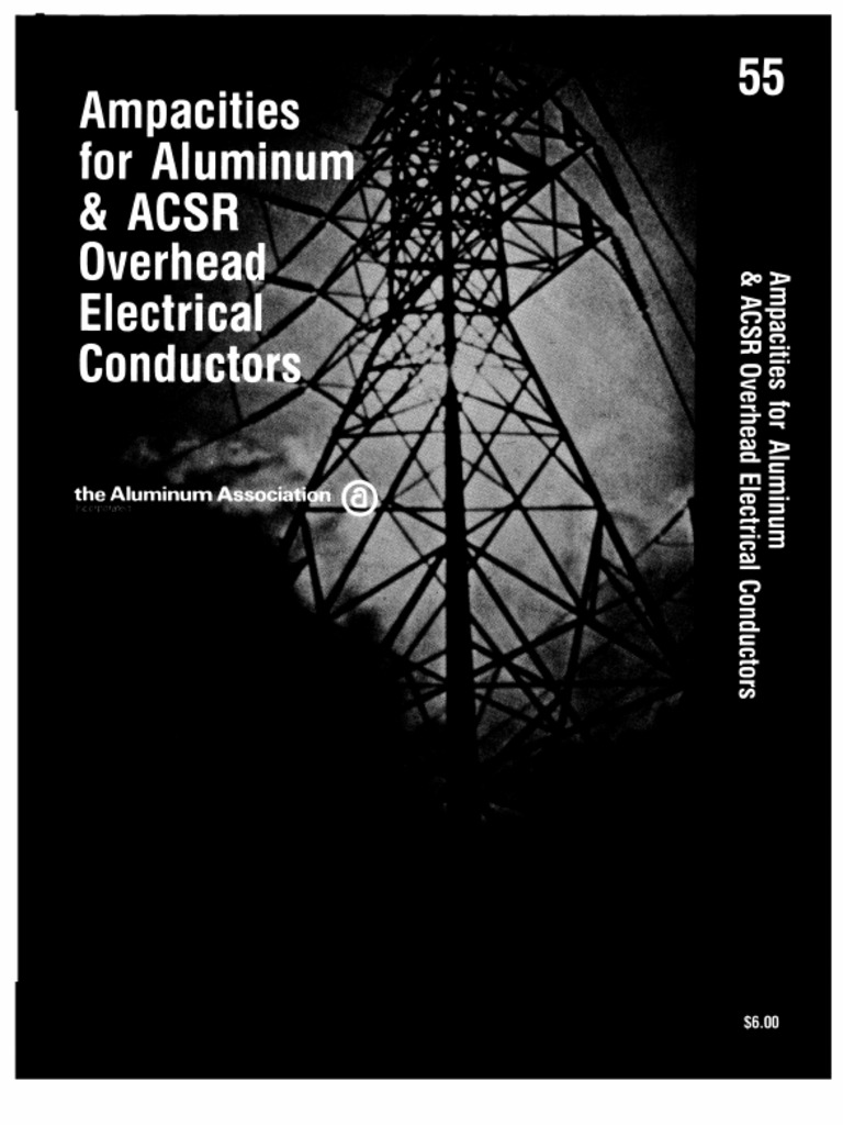 Ampacities For Aluminum & ACSR Overhead Electrical Conductors PDF | PDF
