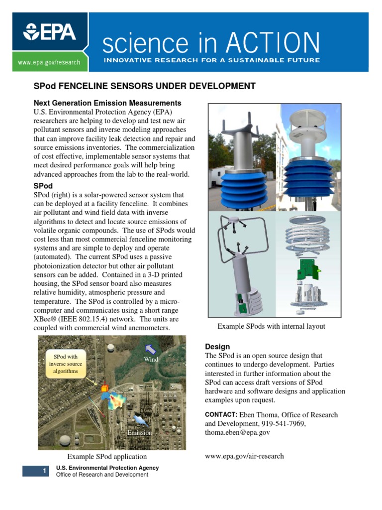 Spod Fenceline Sensors Under Development: Next Generation Emission ...