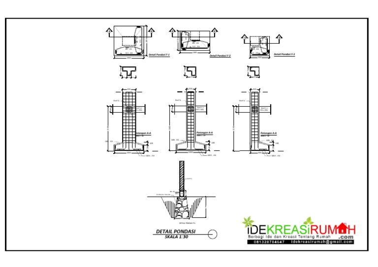 Pondasi Footplat Idekreasirumahcom PDF | PDF