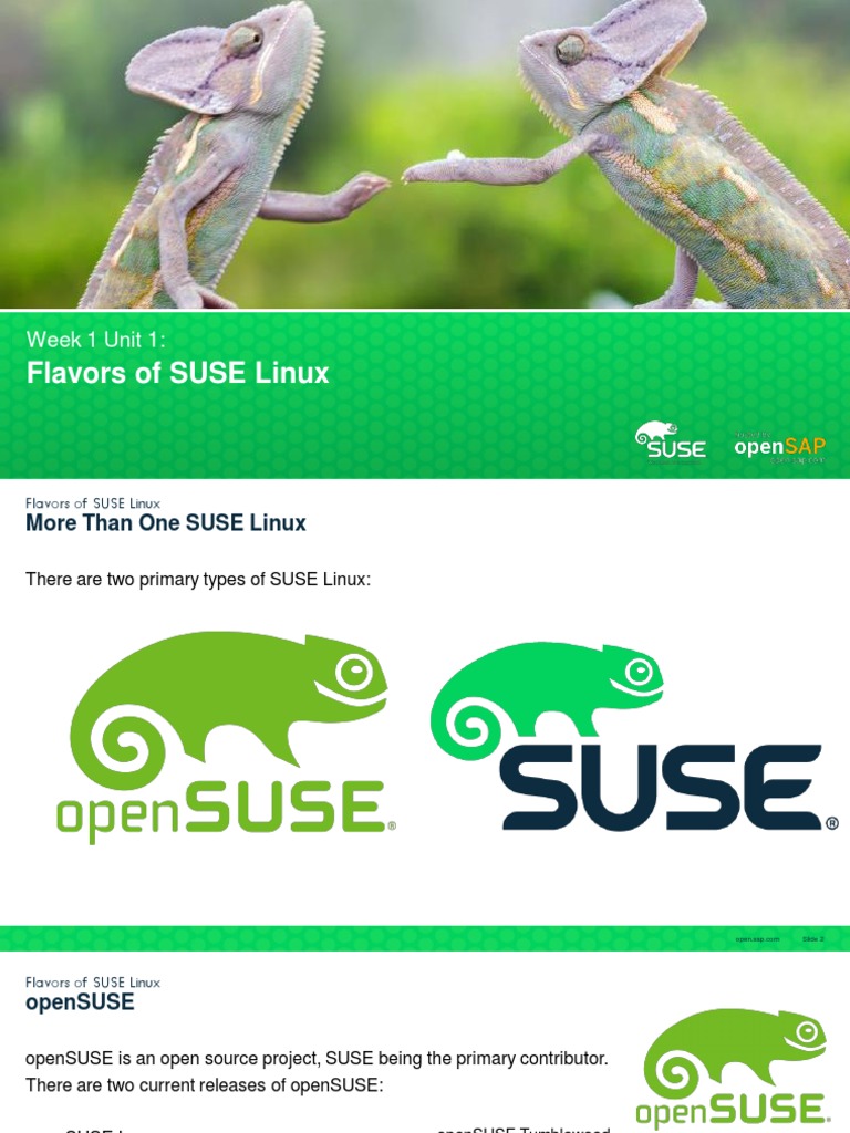 OpenSAP Introduction To SUSE | PDF | Superuser | Linux