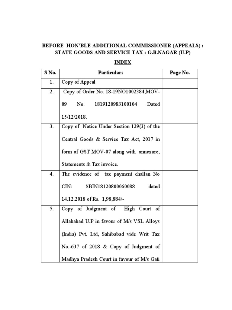 GST Appeal by TS Tech Sun Rajasthan | PDF | Payments | Government