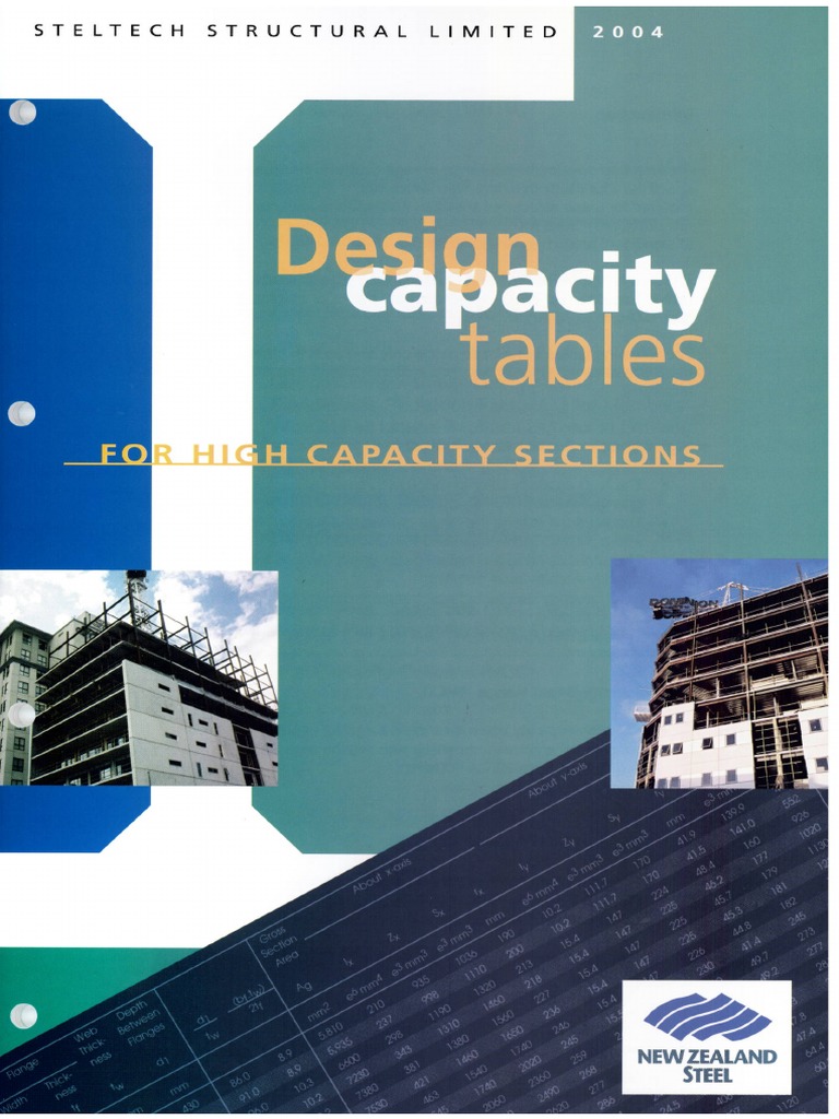 High Capacity Tables | PDF | Economic Sectors | Civil Engineering