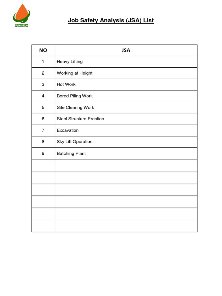 JSA List 00 PDF | PDF