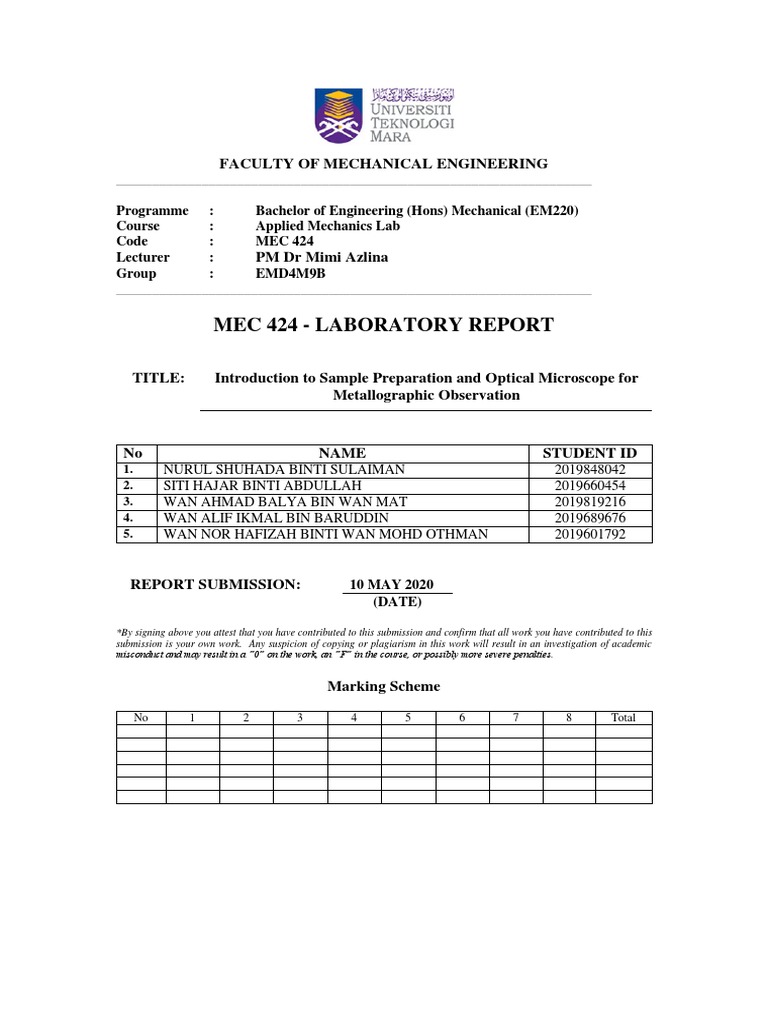 Metallographic Sample Preparation Guide | PDF | Materials | Applied And ...