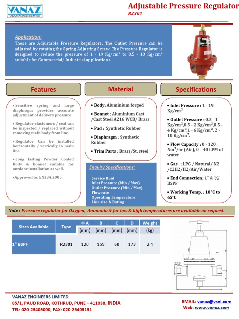 Features Material Specifications: Application | PDF | Materials | Gases