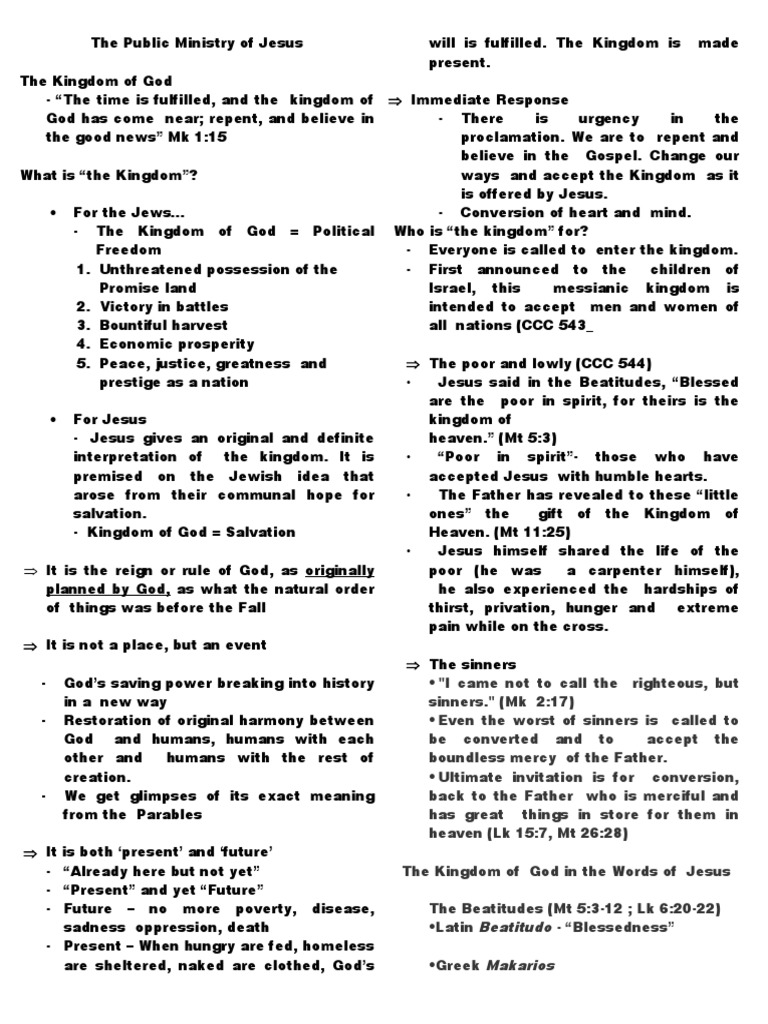 The Public Ministry of Jesus | PDF | Crucifixion Of Jesus | Pontius Pilate