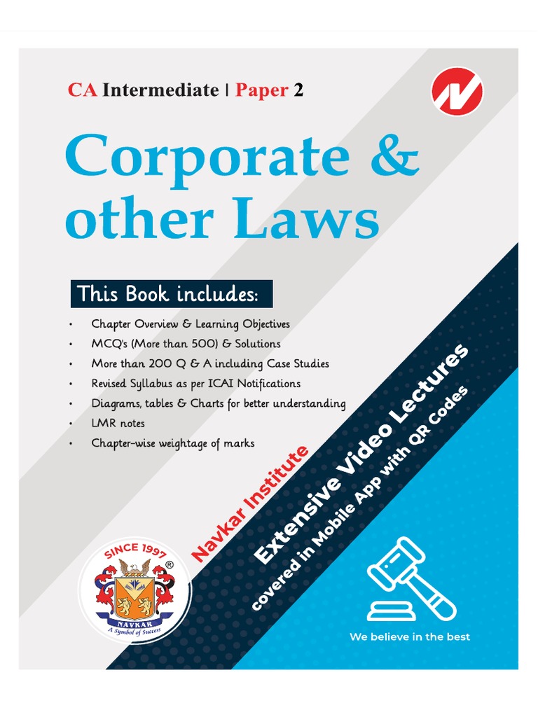 CA Intermediate Paper-2 | PDF | Subsidiary | Stocks