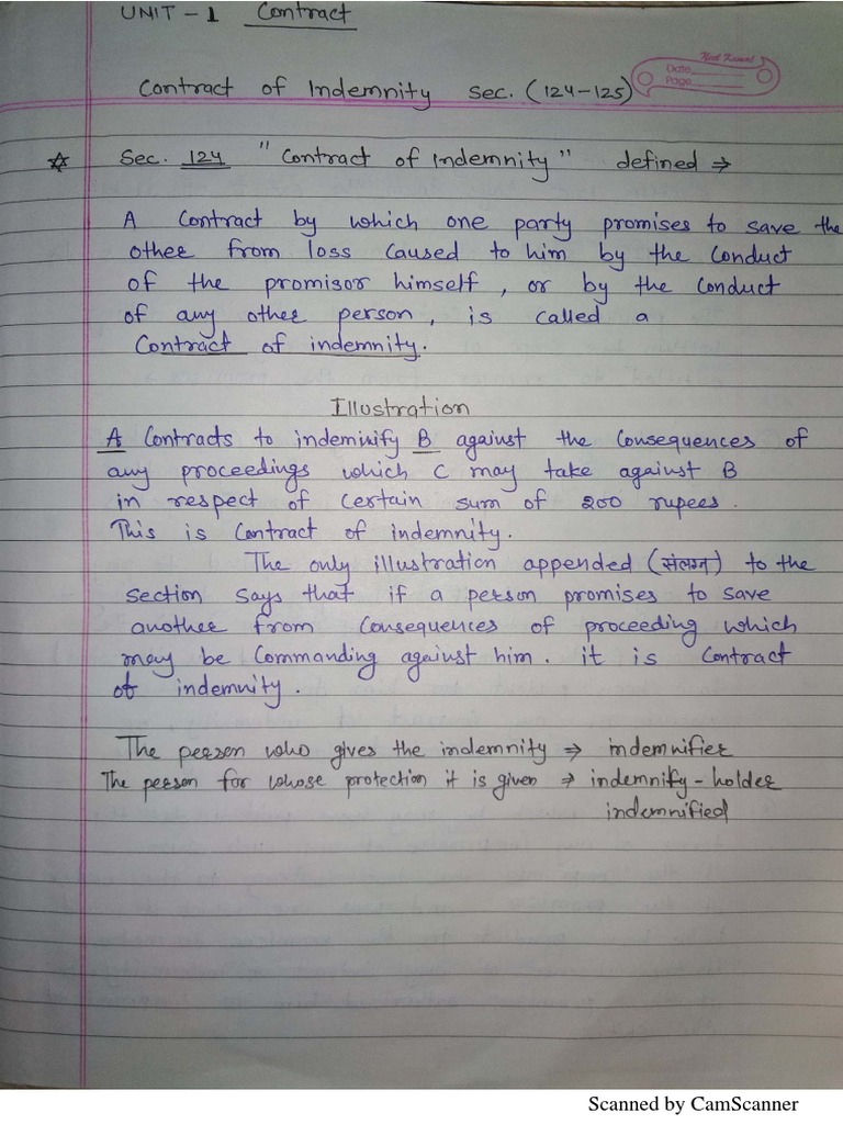 Contract 1st Unit | PDF