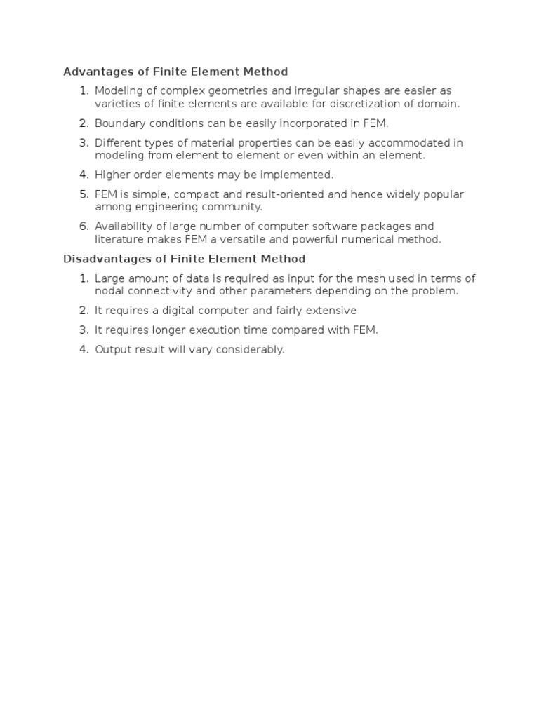 The Power and Limitations of Finite Element Analysis: A Comparison of ...