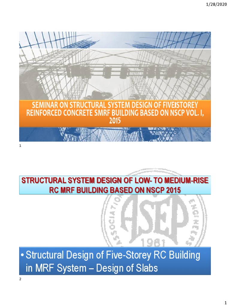 Design of Slabs 1-1 | PDF | Beam (Structure) | Stiffness