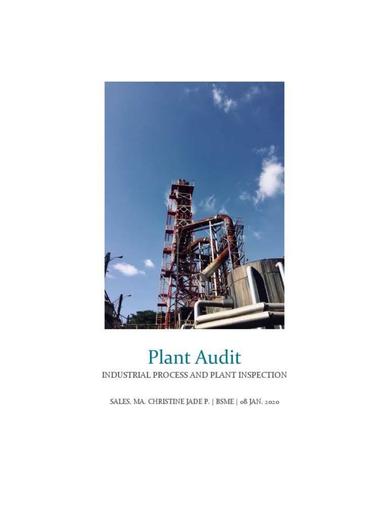 Plant Audit: Industrial Process and Plant Inspection | PDF | Sewage ...