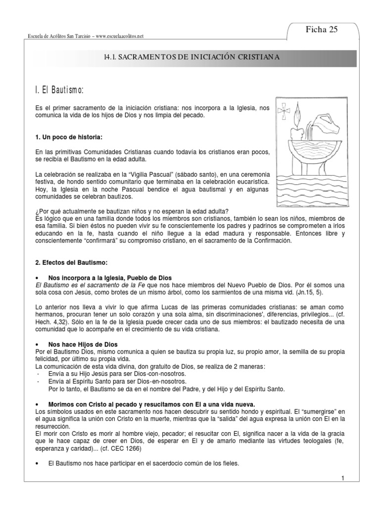 Sacramentos Iniciacion Cristiana PDF | PDF | Confirmación | Bautismo