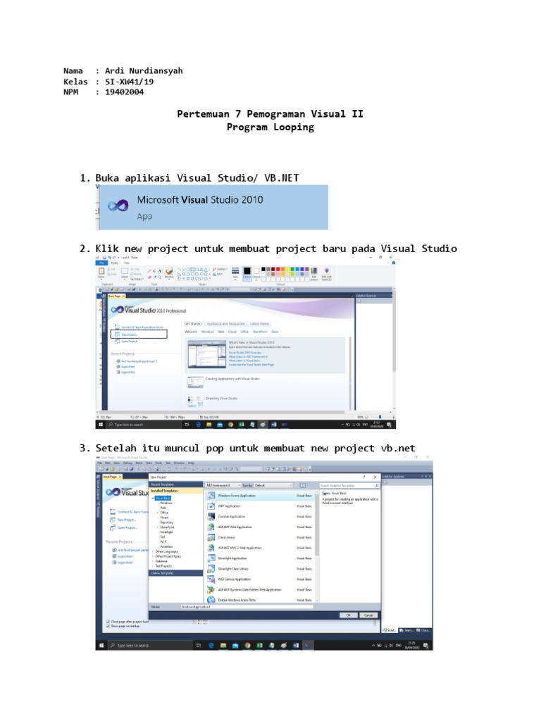 Pertemuan 7 Ardi Nurdiansyah 19402004 | PDF | Computer Programming | Software Engineering