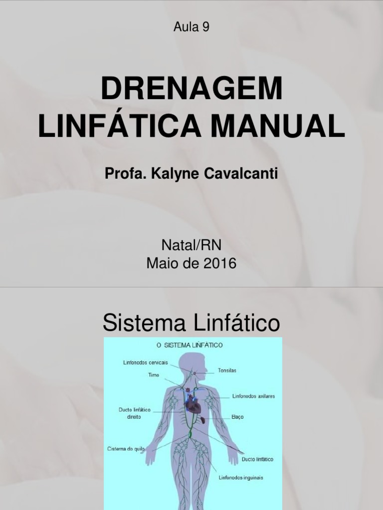 Drenagem Linfática Manual: Guia Completo | PDF | Sistema linfático ...