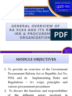 GPPB Day 1 - Procurement 101 | PDF | Procurement | Treaty