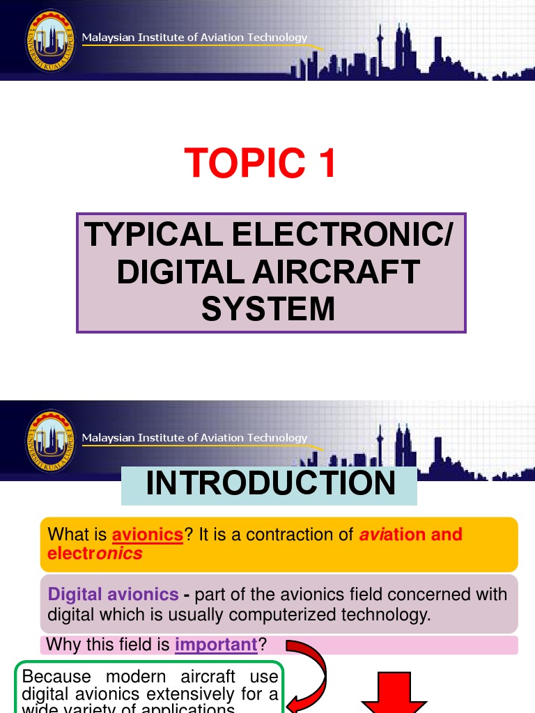Topic 1 - Typical Electronic Digital Aircraft System PDF | PDF ...