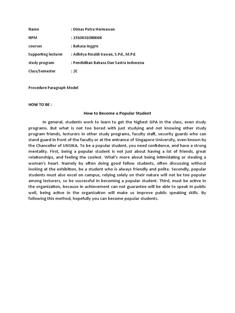 Procedur Teks DONE | PDF | Seat Belt | Poetry