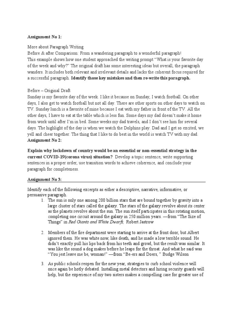 Paragraph Writing Techniques and Analysis | PDF | Stars | Milky Way