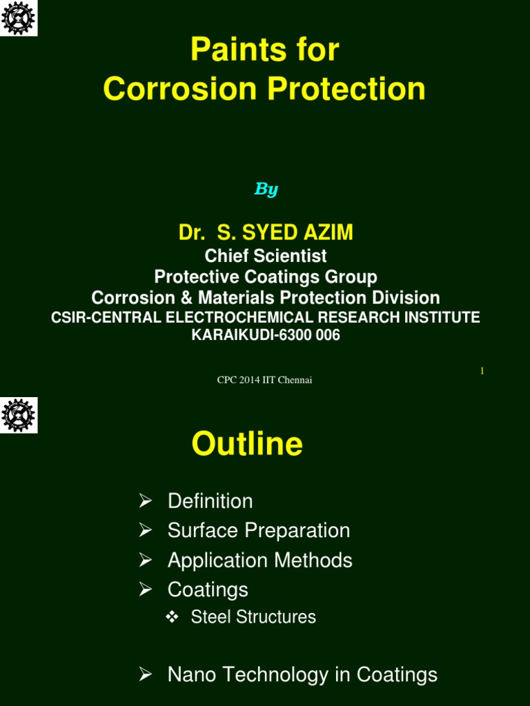 Paints For Corrosion Protection | PDF | Epoxy | Corrosion