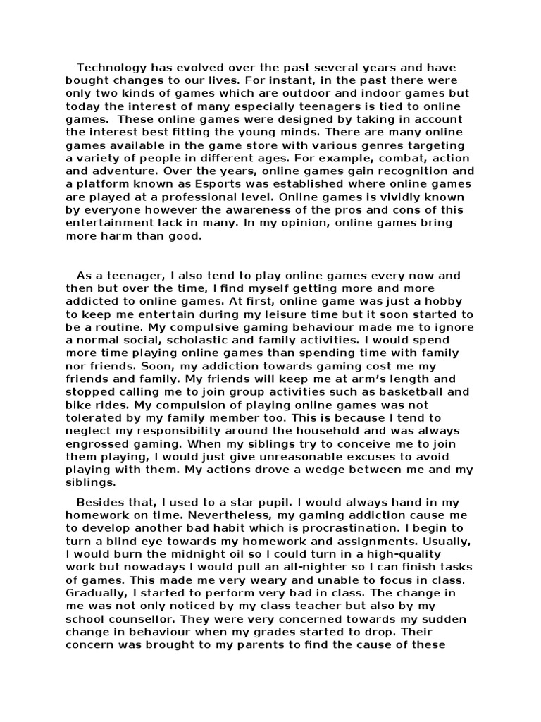 Pro and Cons of Online Gaming | PDF | Violence | Psychology