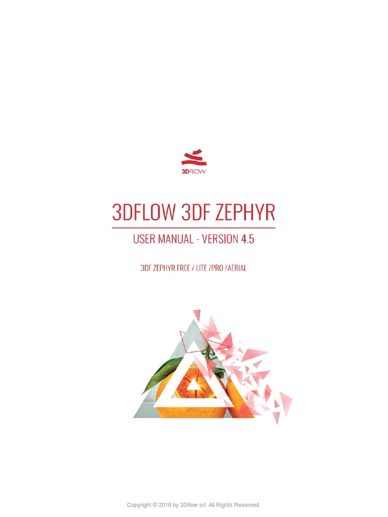 3DF Zephyr Manual 4.500 English | PDF | Camera | Texture Mapping
