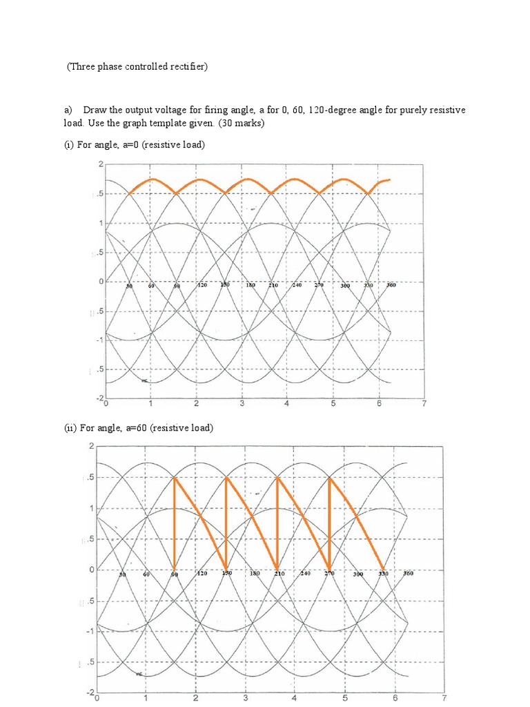 Firing Angle Analysis in Rectifiers | PDF