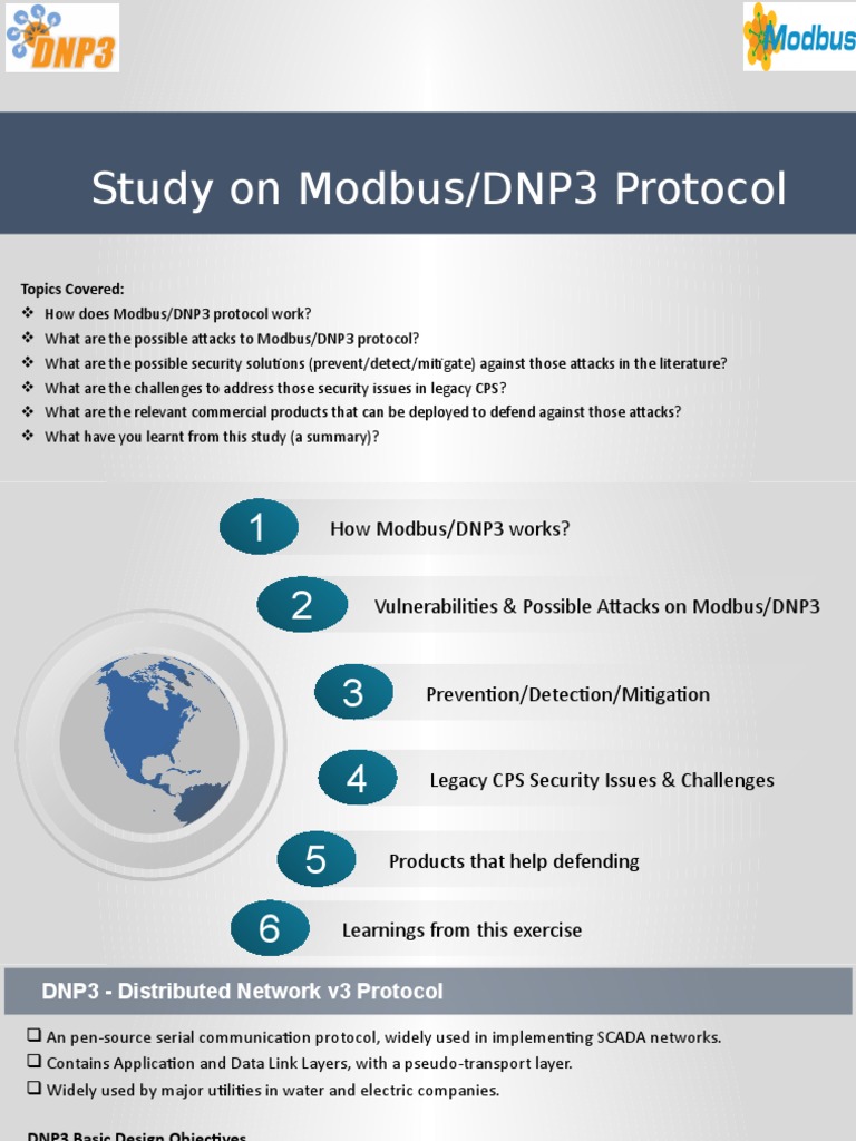 Study On Modbus/DNP3 Protocol: Topics Covered | PDF | Denial Of Service Attack | Computer Network