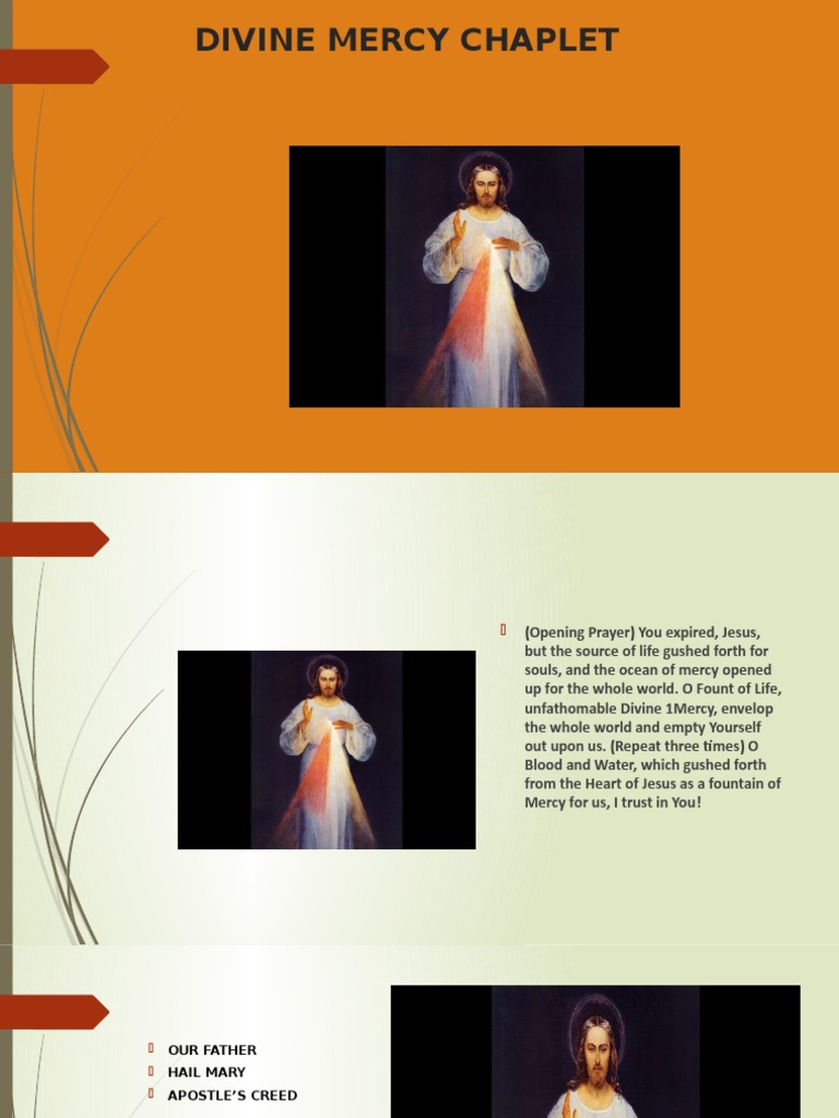 Divine Mercy Chaplet Prayer Guide | PDF | Religion & Spirituality | Poetry