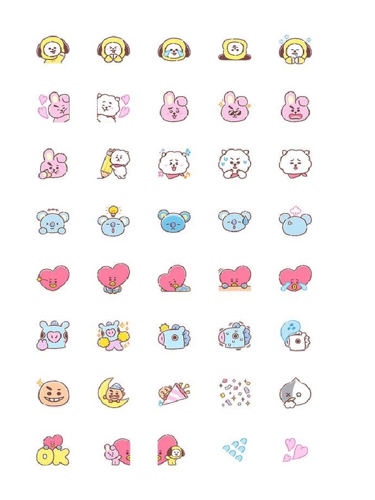 BT21 Stickers | PDF