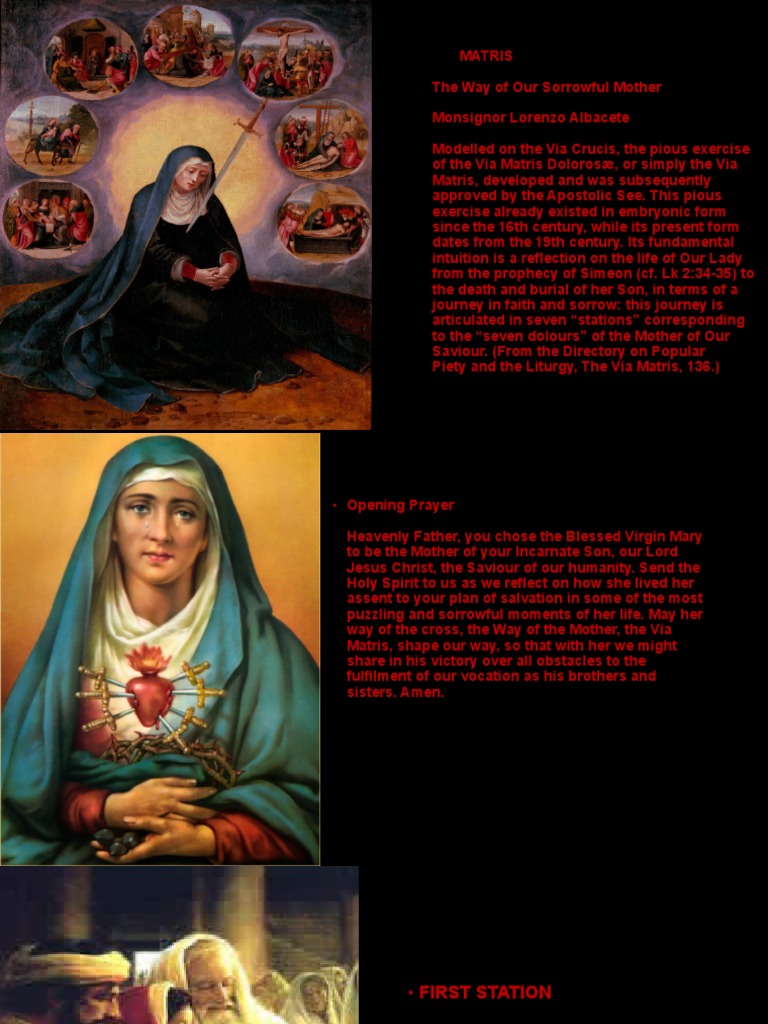 Via Matris | PDF | Mary, Mother Of Jesus | Salvation