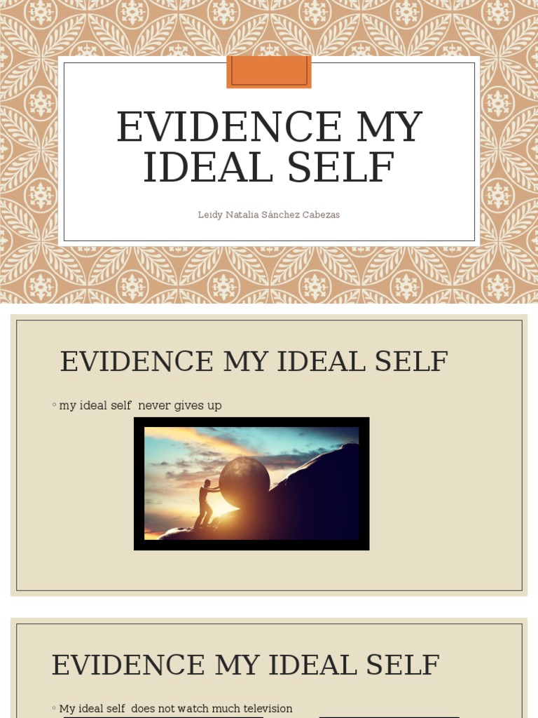 Ideal Self Habits and Traits | PDF