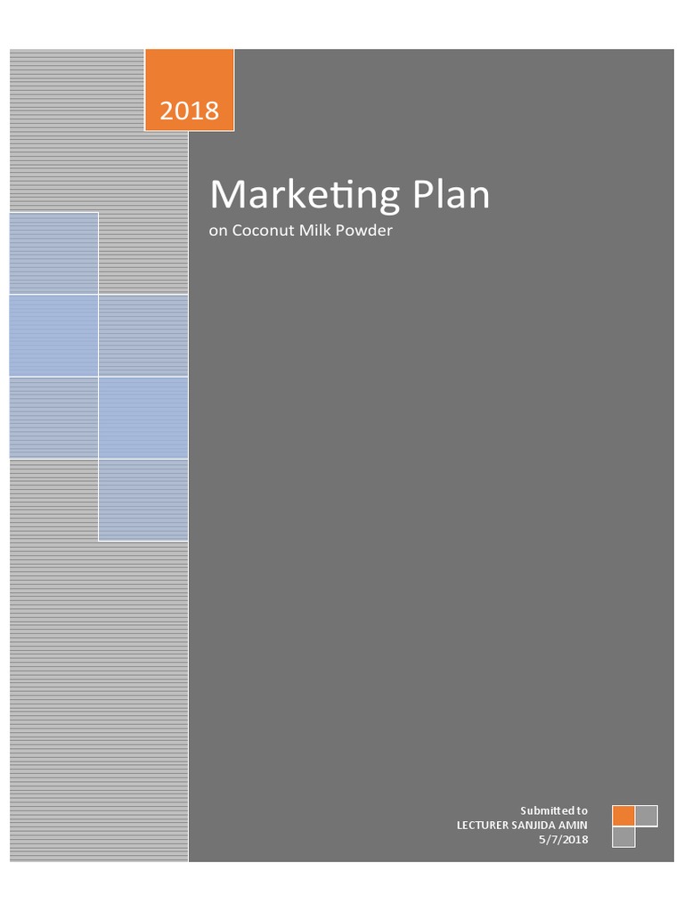 Marketing Plan for Launching Coco & Pow Coconut Milk Powder in ...