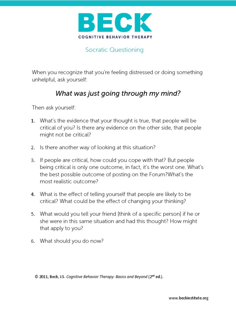 Socratic Questions | PDF