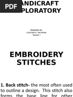 Essential Embroidery Stitches Guide | PDF | Embroidery | Textile Arts