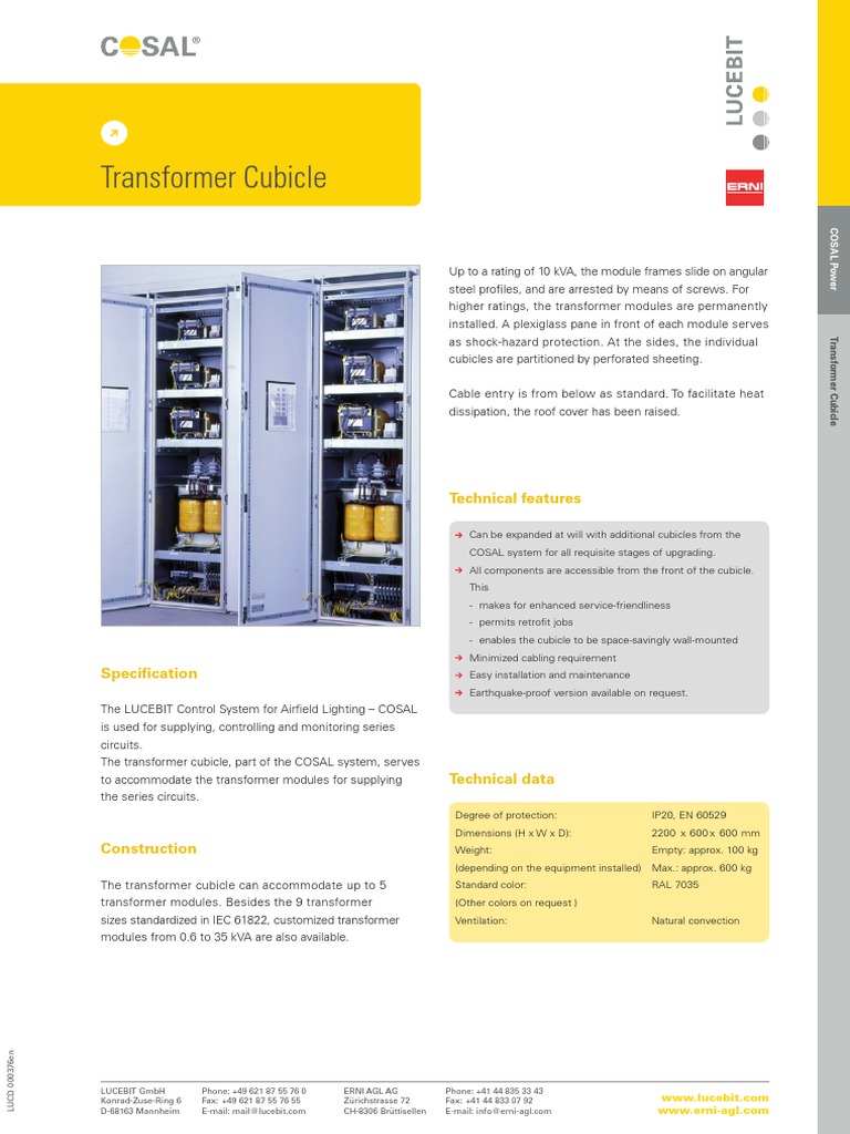 Modular Transformer Cubicle for Expandable Power Distribution in ...