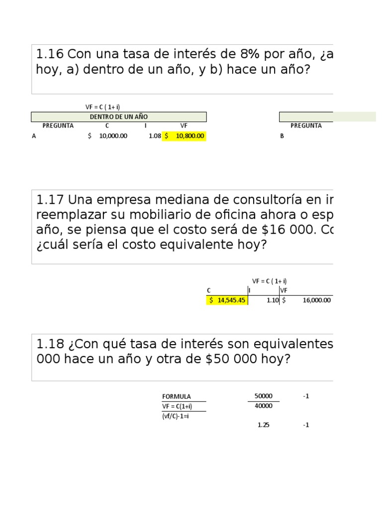 Ejercicios de Ingeco Dia 1 | PDF