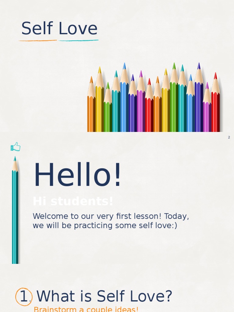 Self Love Lesson | PDF | Love